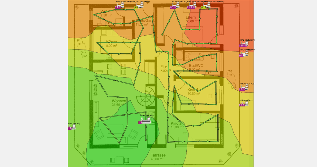 ekahau Wi-Fi Design - Heatmapper - vaahsen.de